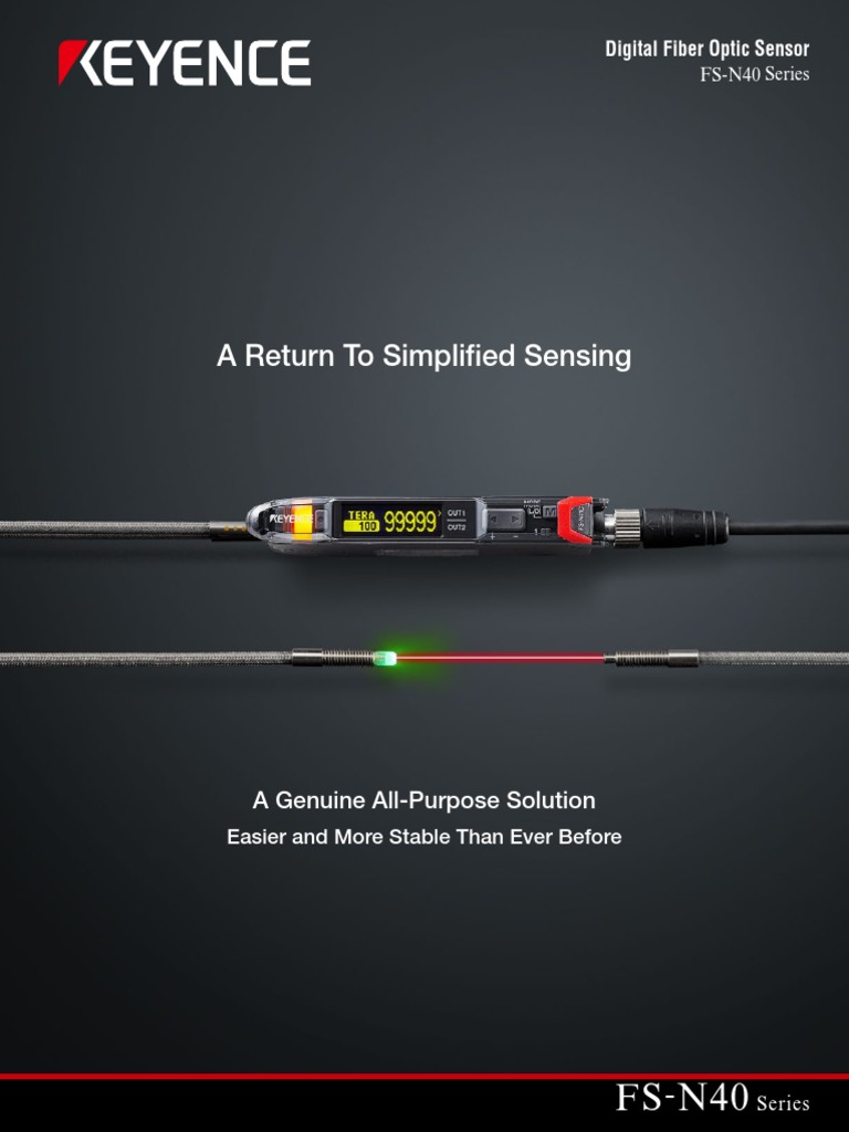 Keyence - Catalog Fibre | PDF | Optical Fiber | Bipolar Junction Transistor