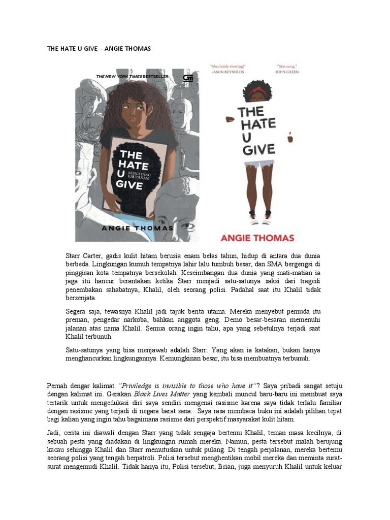 The Hate U Give | PDF