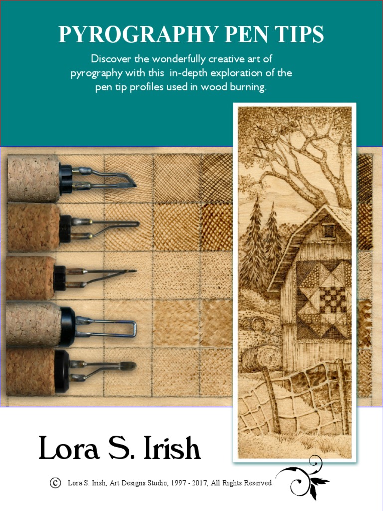 Pyrography Pen Tips: Lora S. Irish | PDF | Paper | Varnish