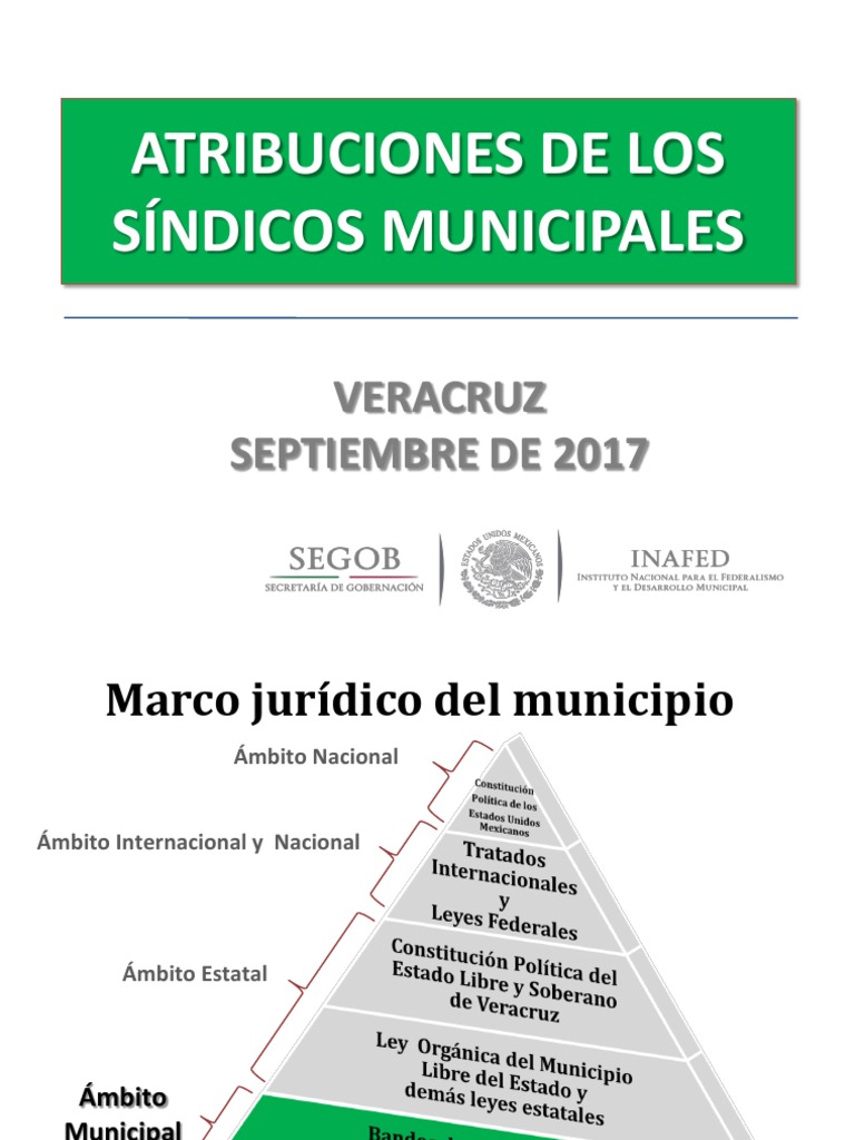 Funciones del Síndico Municipal en Veracruz | PDF | Gobierno local ...