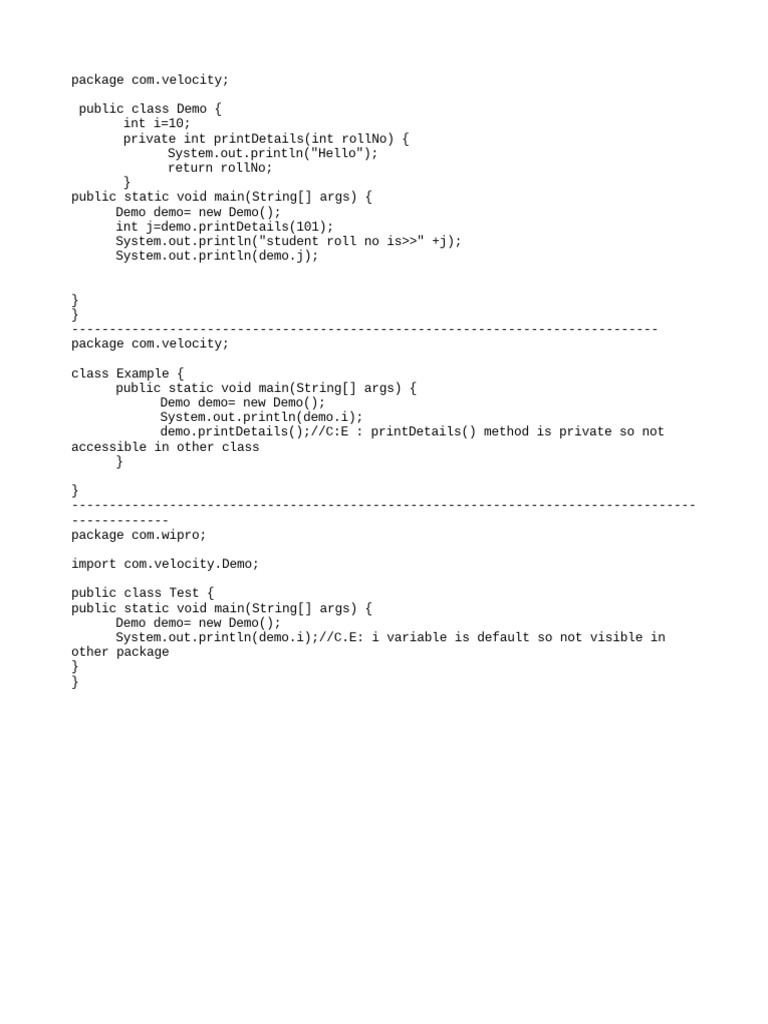 Access Specifiers Lec | PDF | Teaching Methods & Materials | Computers