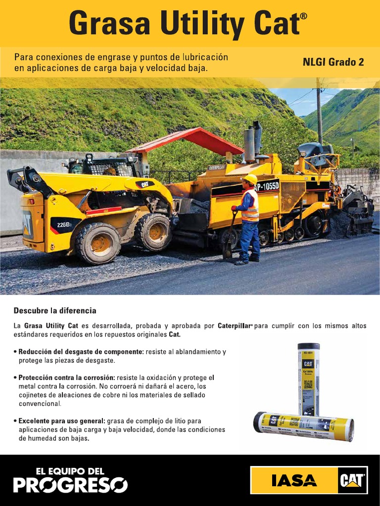 Ficha Tecnica Grasa Multiproposito Cat-Grasa-Utility | PDF