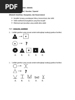 Soal dan Pembahasan Tes Figural | PDF
