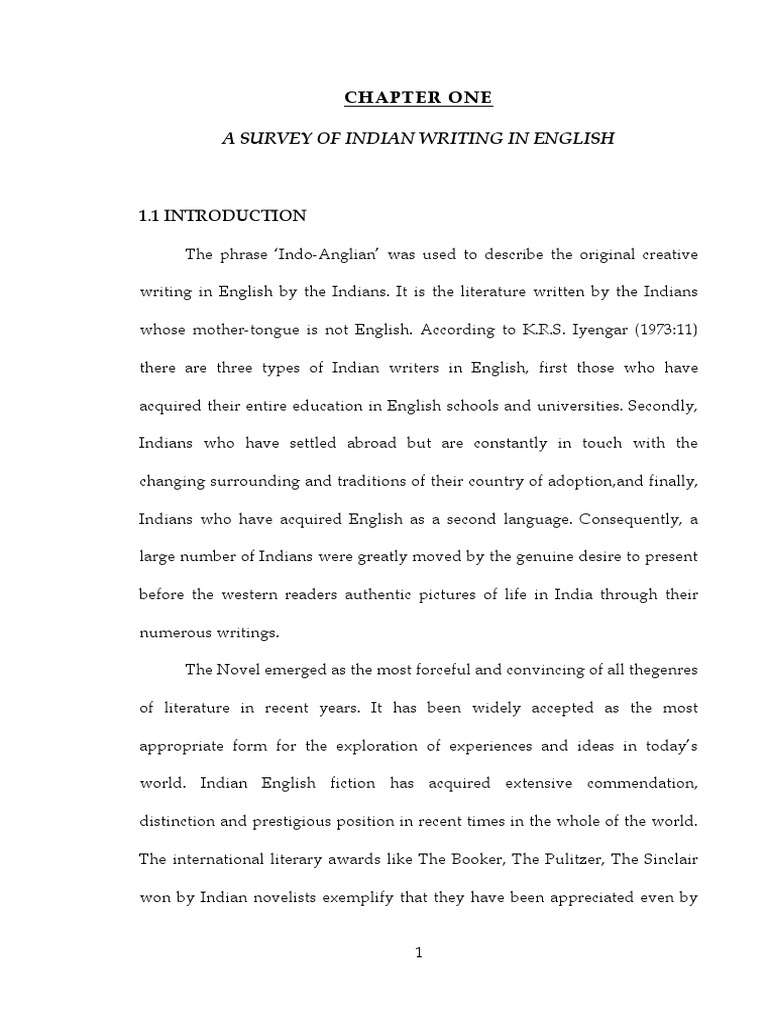 The Evolution of the Indian English Novel: Exploring the Development of ...