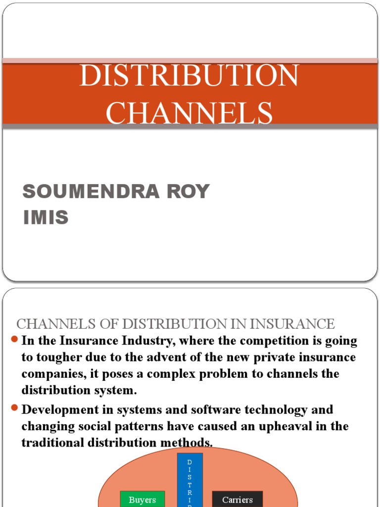 Distribution Channels in Insurance | PDF | Insurance | Sales