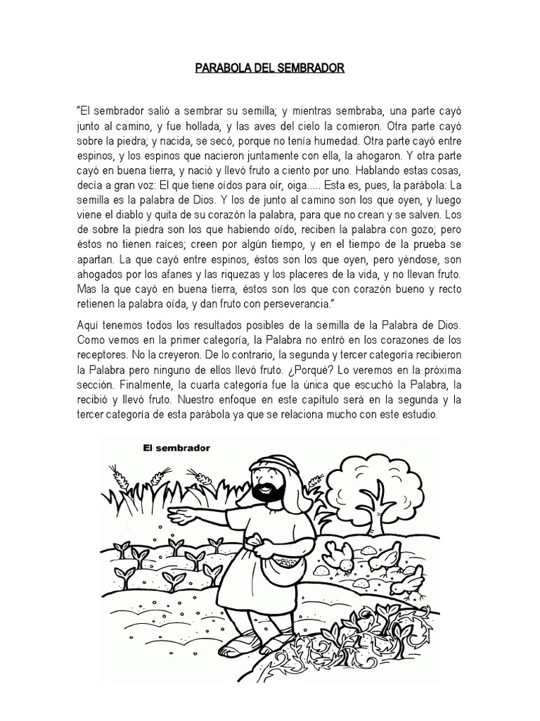 Parabola Del Sembrador | PDF