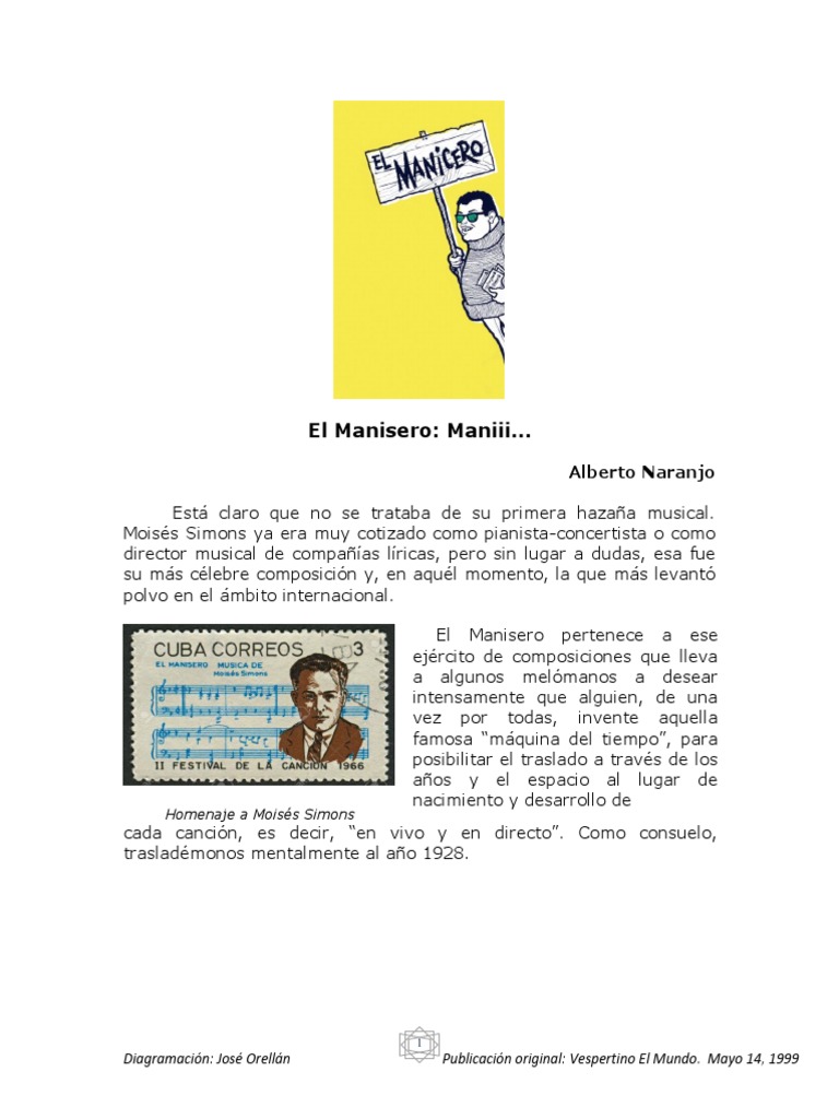El Manisero Editado | PDF