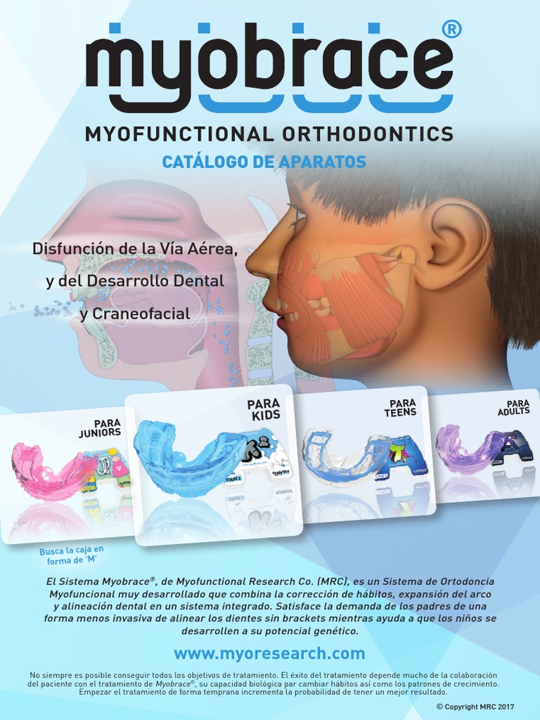 Myobrace Catalogue Es-Es | PDF | Ortodoncia | Boca