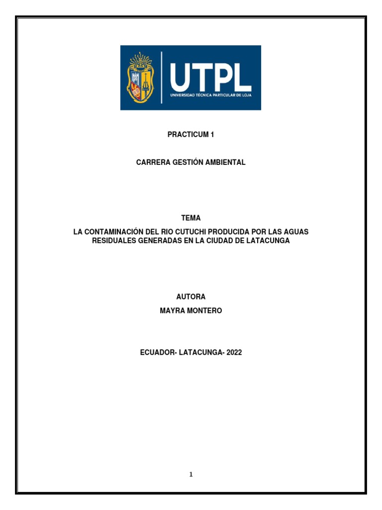 Ejemplo 3 UTPL | PDF | Alcantarillado | Agua