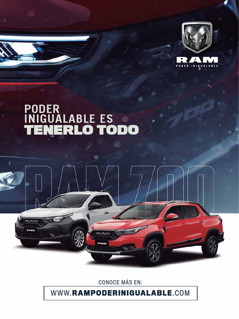 Un poder inigualable: Conoce más sobre el RAM 700 | PDF | Eje ...