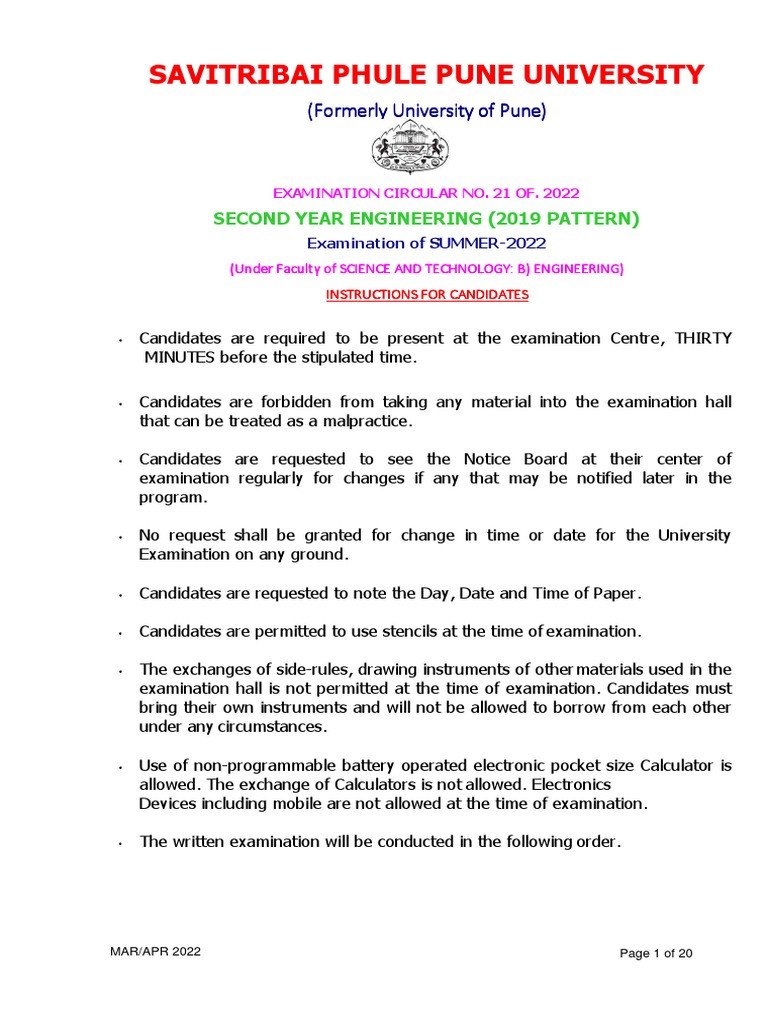 Savitribai Phule Pune University | PDF | Engineering | Computer Programming