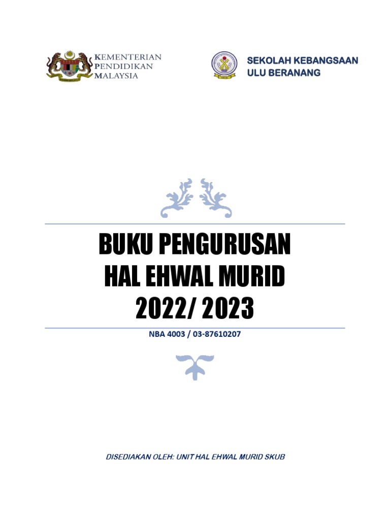 Buku Pengurusan Hem 2022 - 2023 | PDF
