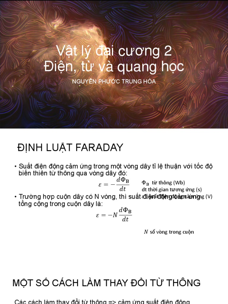 VLDC 2 07 - Cảm ứng điện từ | PDF