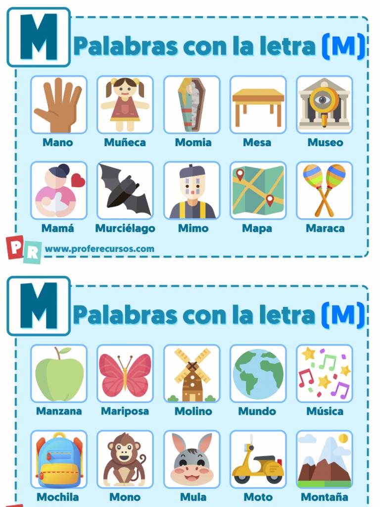 Palabras Con M | PDF