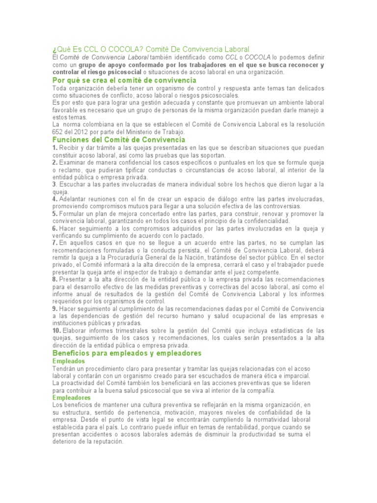 Qué Es CCL O COCOLA | PDF | Business