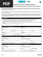 IRCC IMM 5744 Consent Form Guide | PDF | Privacy | Personally ...