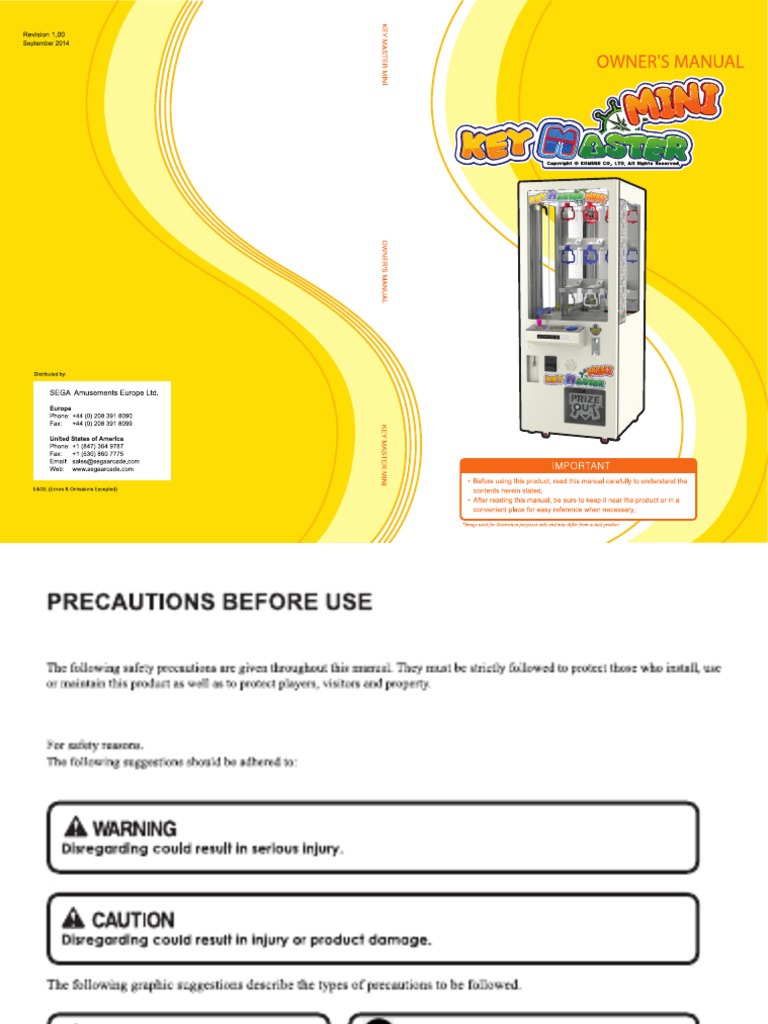Key Master Mini Manual V1.0a | PDF