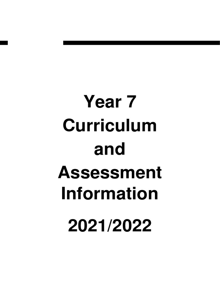 Year 7 Curriculum Booklet | Download Free PDF | Numbers | Multiplication