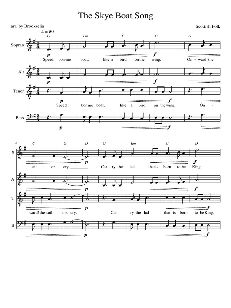 The Skye Boat Song | PDF