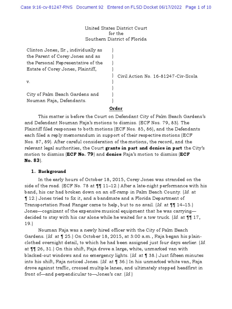 Order | PDF | Ashcroft V. Iqbal | Justice