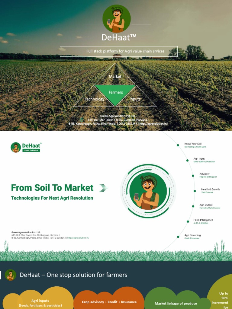 DeHaat Intro Deck - Compressed | PDF | Economies | Business