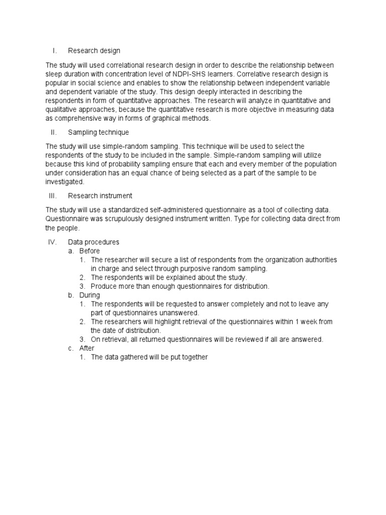 Research Design | PDF