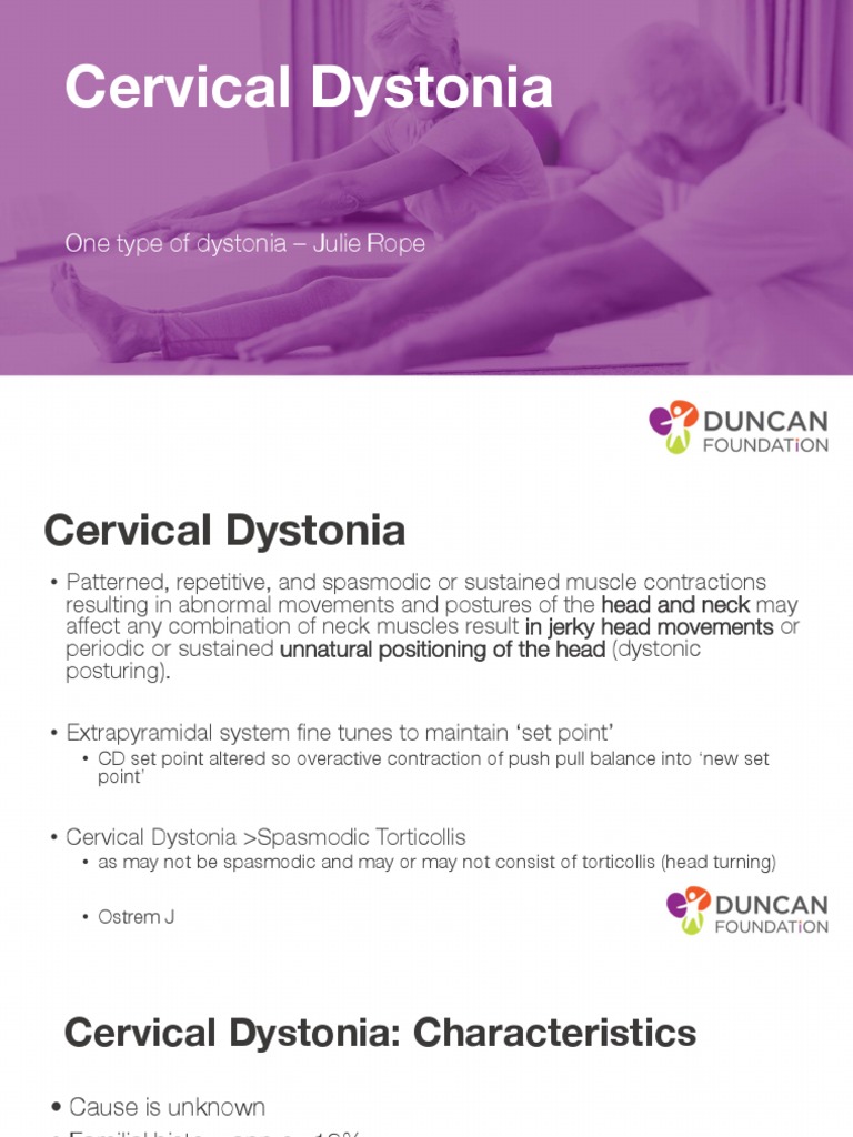 Cervical Dystonia - All About - Imp | PDF | Dystonia | Medicine