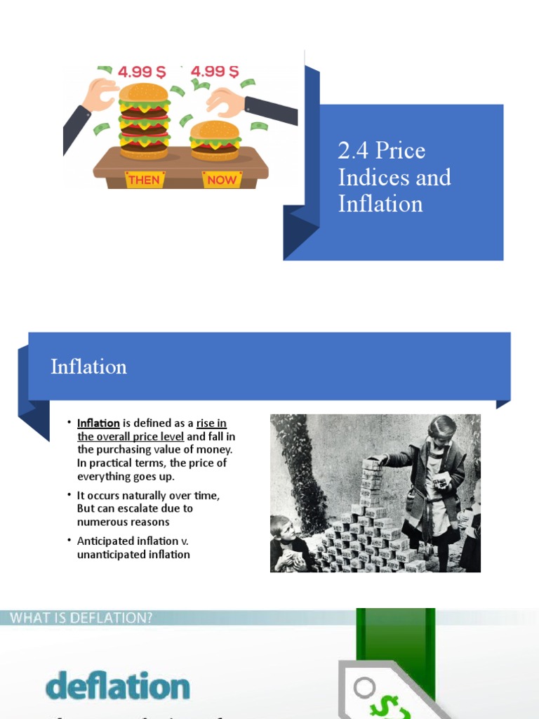 Price Indices and Inflation | PDF | Inflation | Real Versus Nominal ...