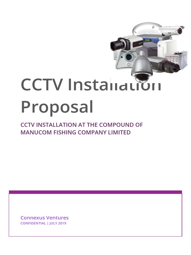 CCTV Installation Proposal for Manucom | PDF | Closed Circuit ...