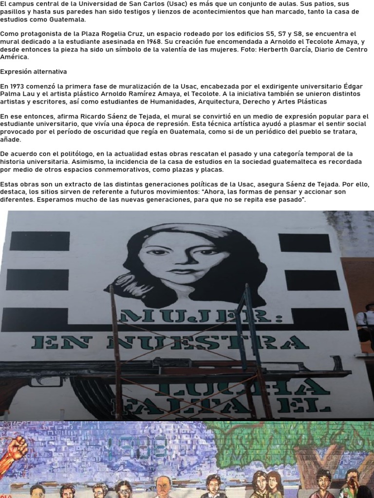 Murales de la Usac: Historia y Significado | PDF