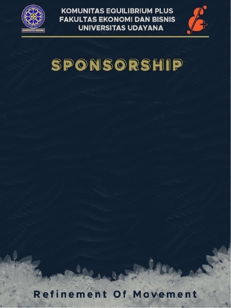 Proposal Sponsorship Equilibrium+ Gathering Night | PDF