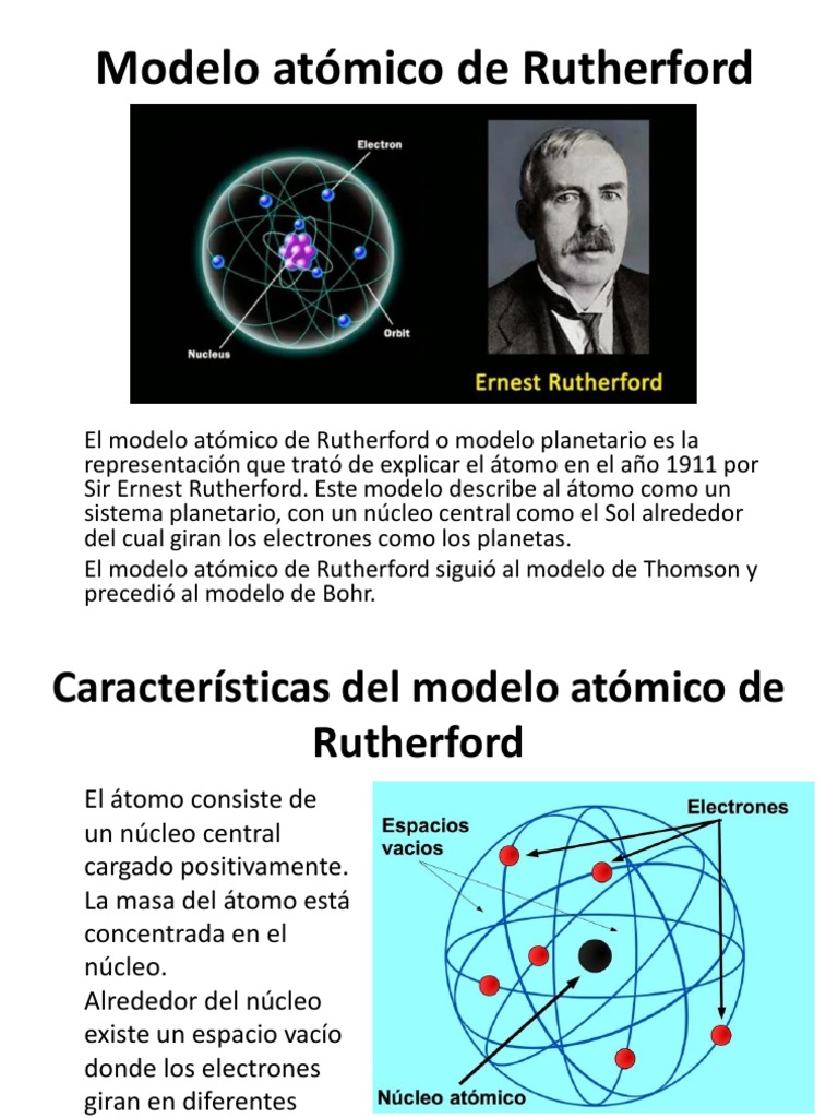 Modelo Planetario de Rutherford | PDF