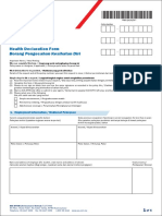Declaration of Good Health Form | PDF | Life Insurance | Insurance