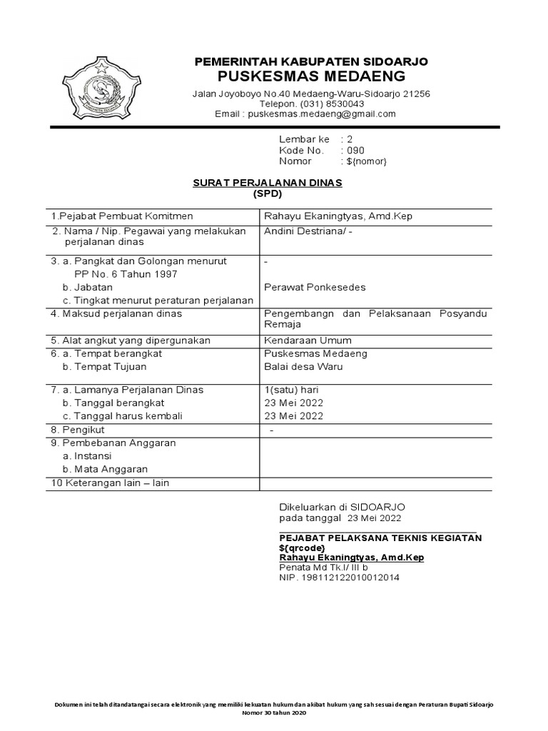 SPPD 2022 Andini | PDF