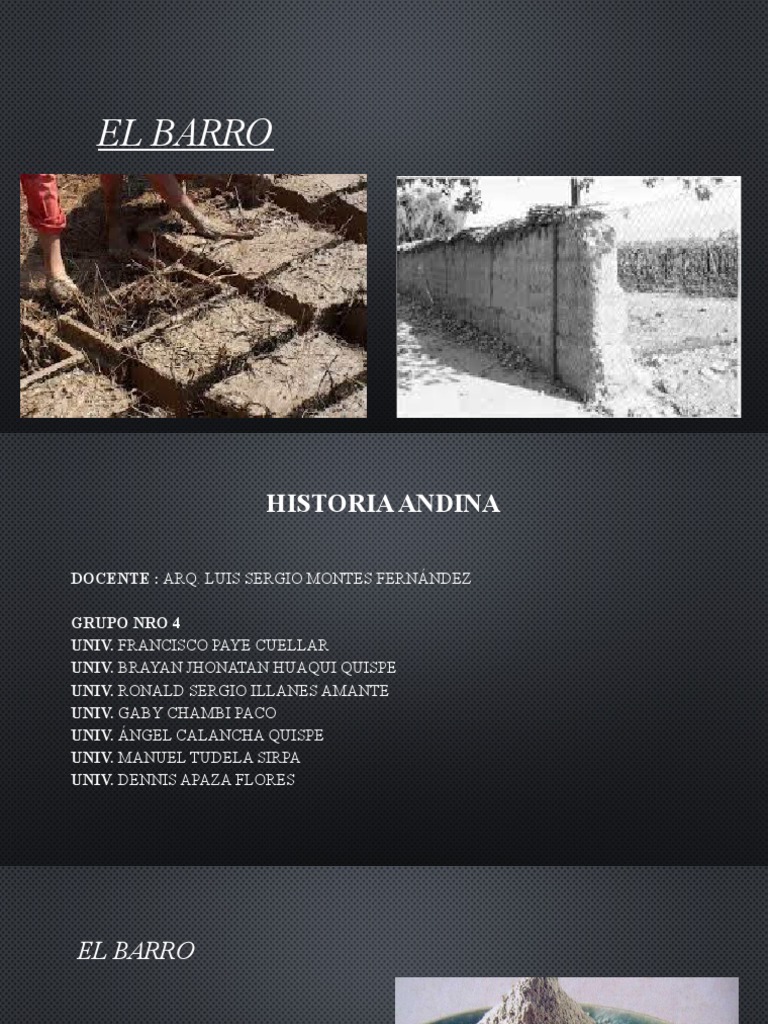 Ventajas y Desventajas del Barro en Construcción | PDF | Construyendo ...