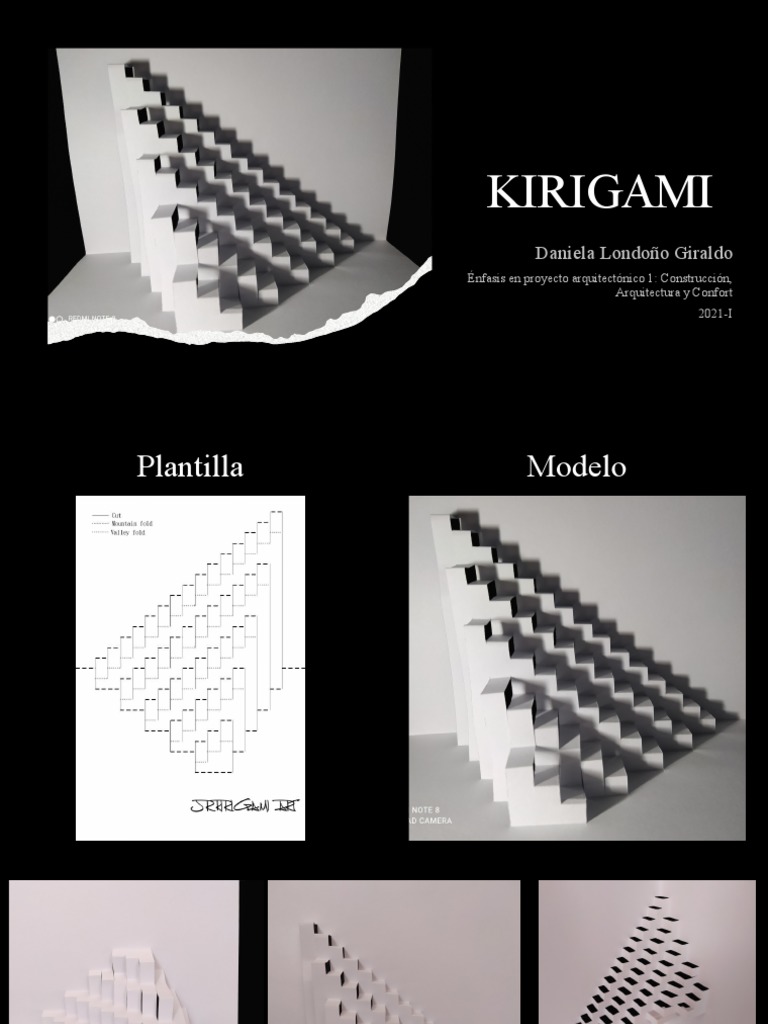 Kirigami en Arquitectura: Plantillas y Ejemplos | PDF | Arte