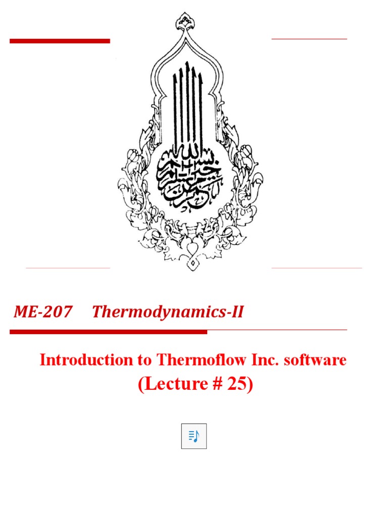 Thermo II Lecture 25 | PDF | Steam | Automation