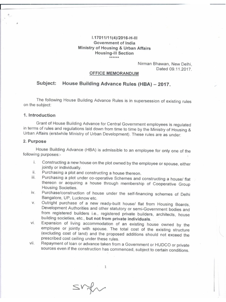 HBA Rules 2017 | PDF