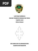 Contoh Laporan Kinerja BPD | PDF