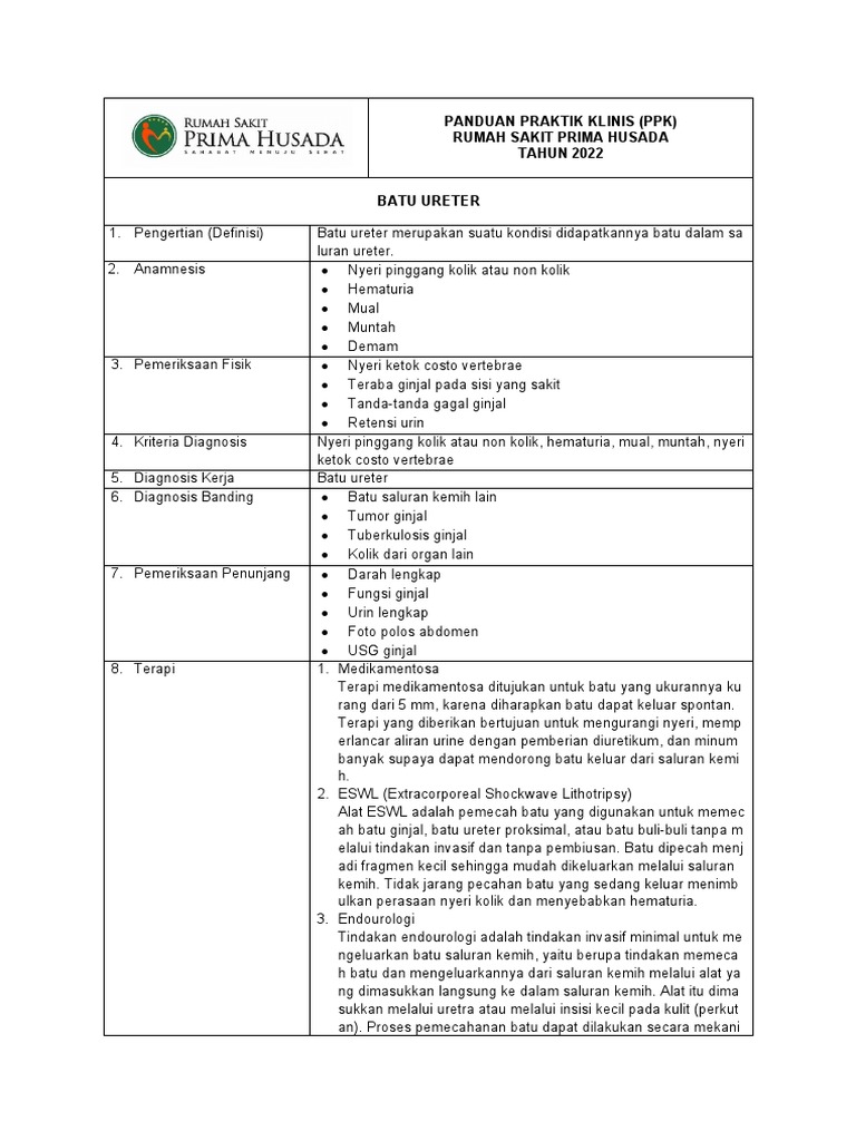 PPK RS Prima HUsada 2022 | PDF