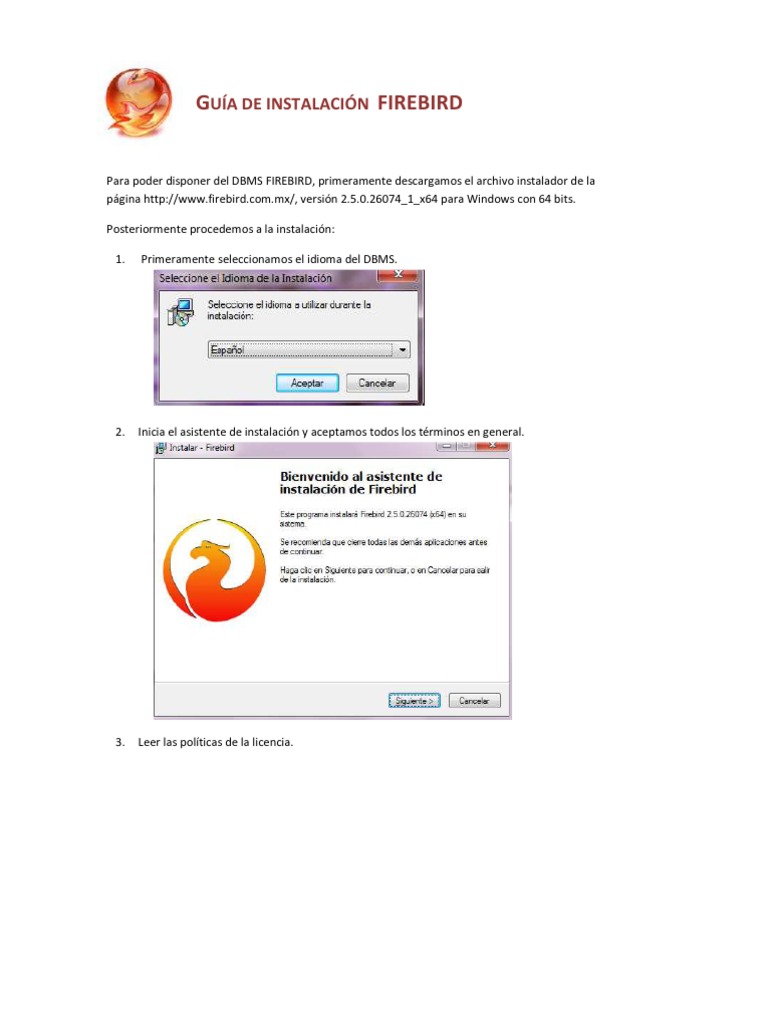 Manual de Instalacin FIREBIRD | PDF