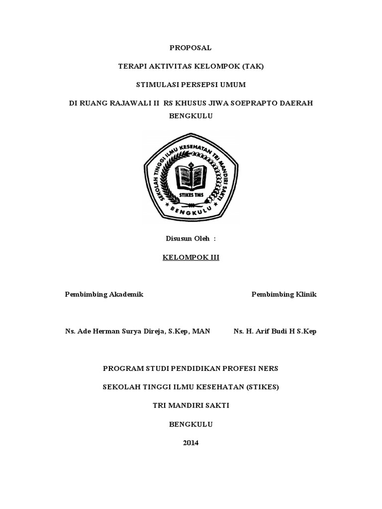 Contoh Proposal Tak | PDF