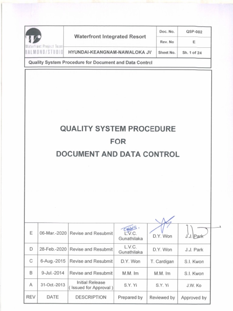 HKN PRC QA 0002 - Rev.E | PDF | Specification (Technical Standard) | Quality Management System