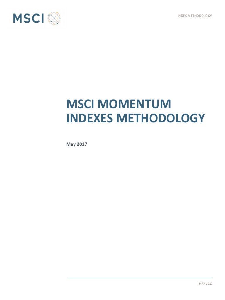 Msci Momentum Indexes Methodology | PDF | Stock Market Index | Msci