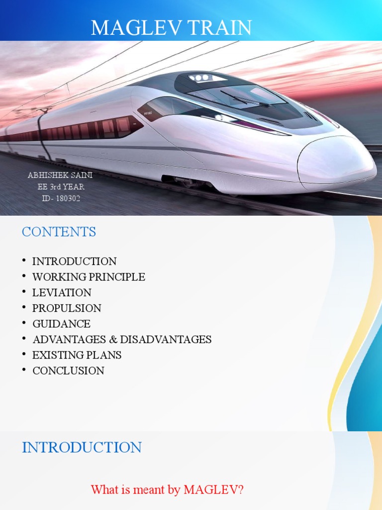 Maglev Train | PDF | Train | Electrical Engineering