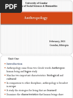 Introduction To Anthropology Notes | PDF | Anthropology | Ethnography
