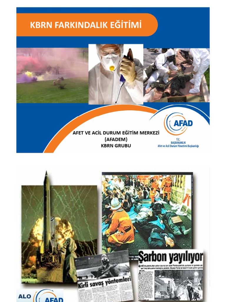 Kimyasal, Biyolojik, Radyolojik, Nükleer (KBRN) Eğitimi | PDF