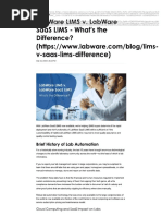 LabWare and Process - Chemicals V1 | PDF