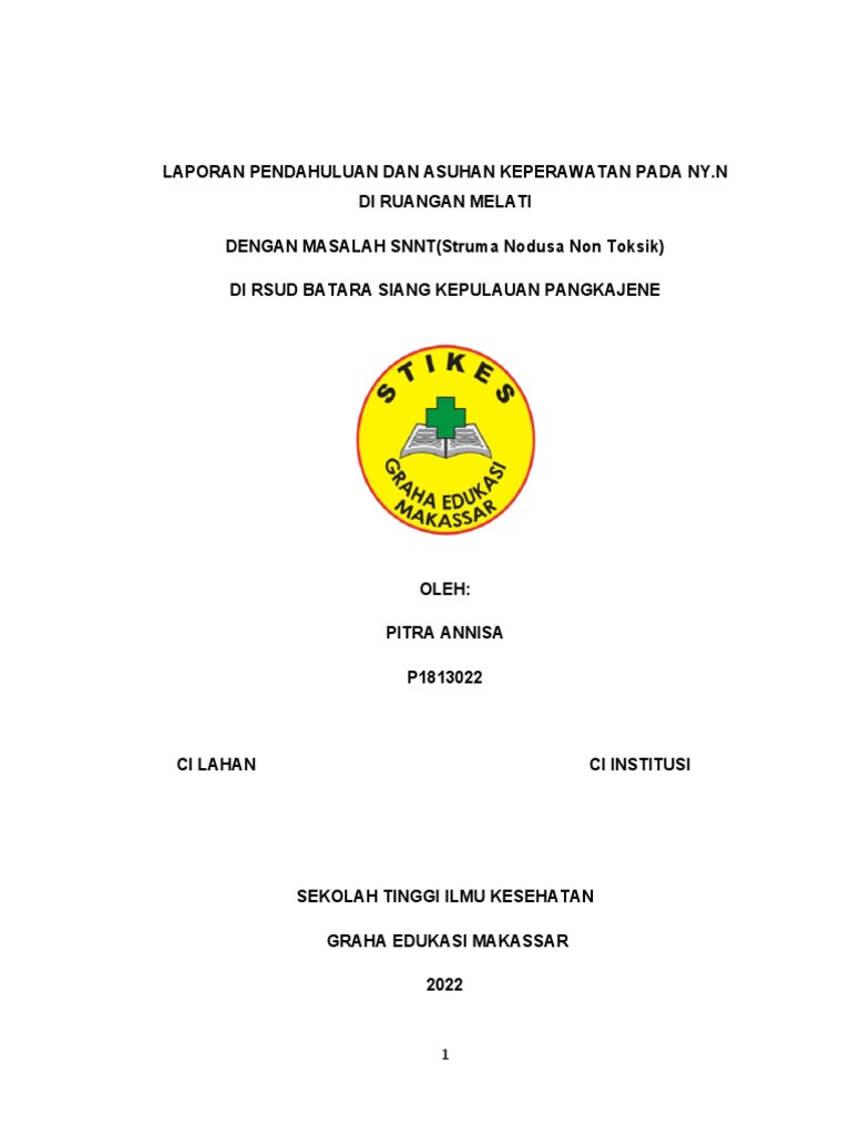 LP Dan ASKEP SNNT Ny.N Melati (Fitra) | PDF