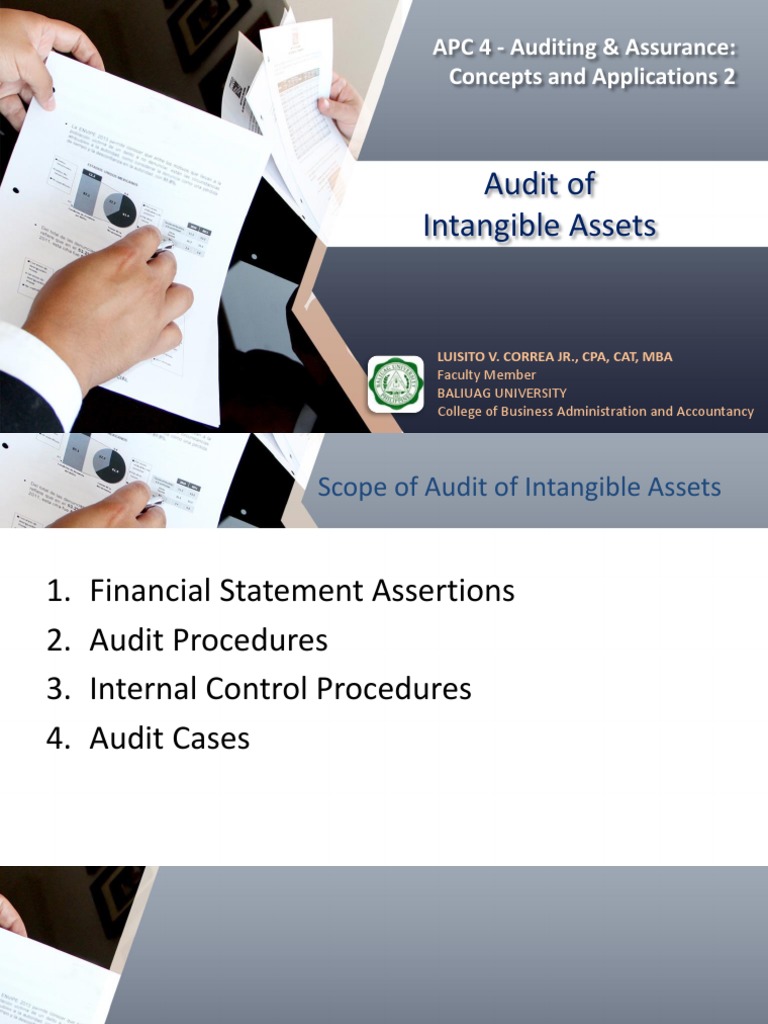 Presentation 2 - Audit of Intangible Assets | PDF | Intangible Asset ...